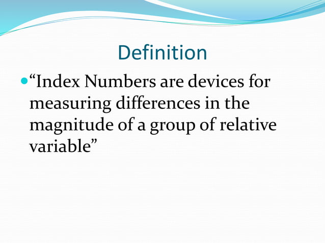 Index number | PPT