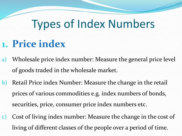 Index number | PPT