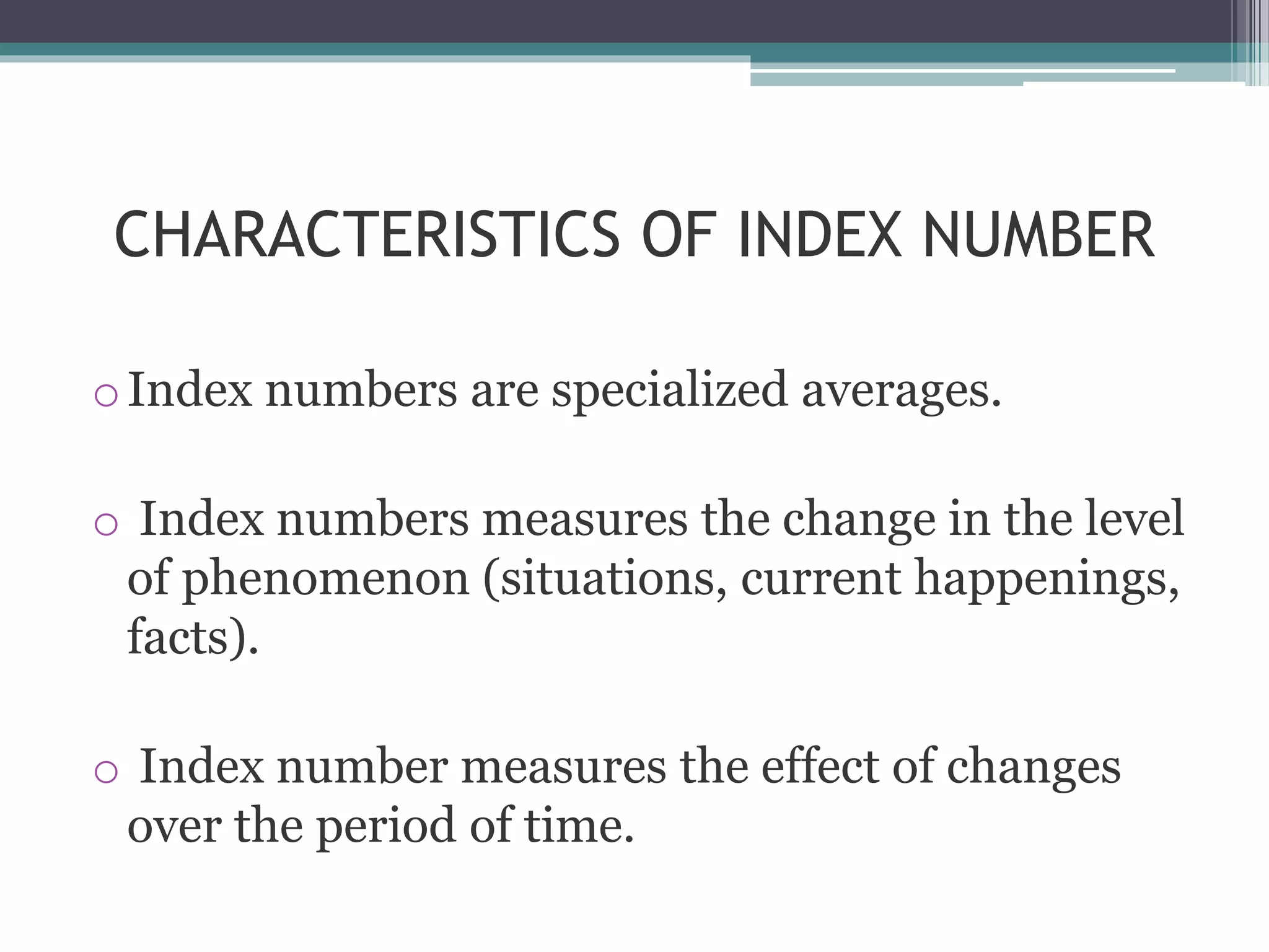 Index number | PPTX | Stocks and Bonds | Personal Investing