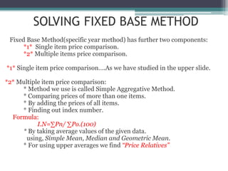 Index number | PPTX | Stocks and Bonds | Personal Investing