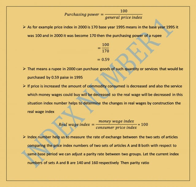 Index number 1 | PPT
