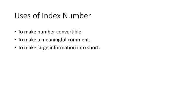 INDEX NUMBER.pptx