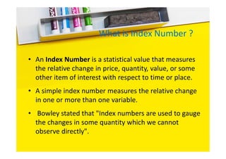 Index Number and it's types explained in | PDF | Stocks and Bonds | Personal Investing