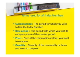 Index Number and it's types explained in | PDF | Stocks and Bonds ...
