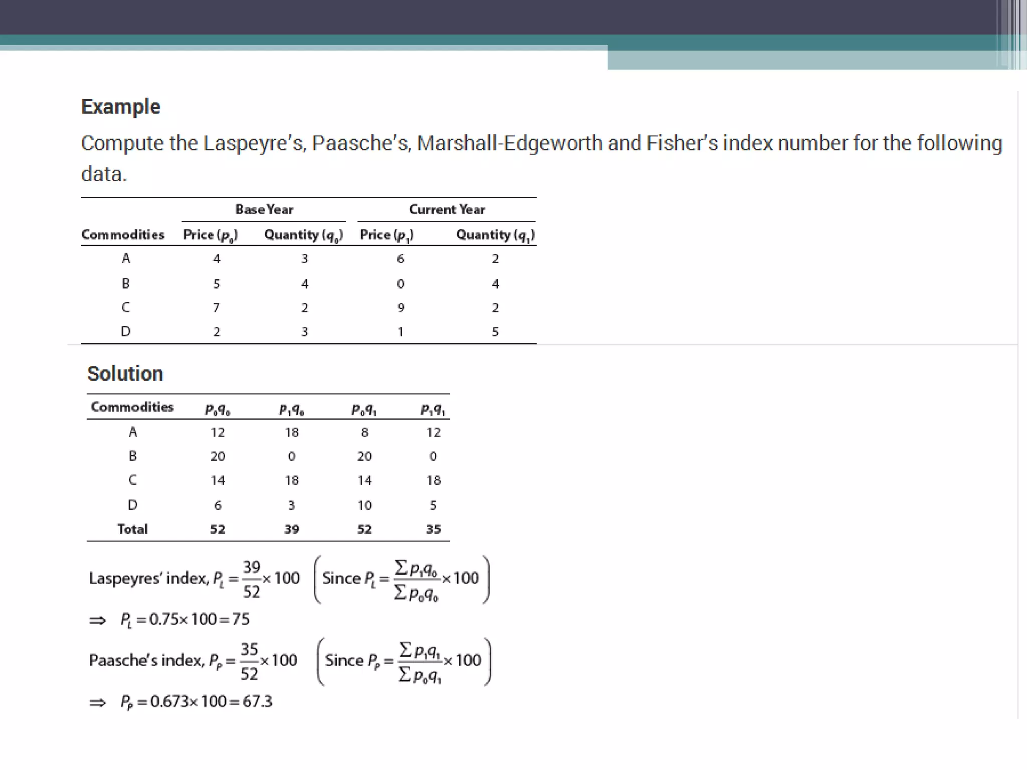 Class 11 Economics -Introduction to index numbers | PPT