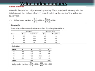 Class 11 Economics -Introduction to index numbers | PPT
