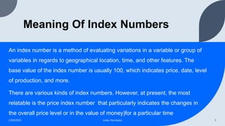 index number ppt shruti arora.potx