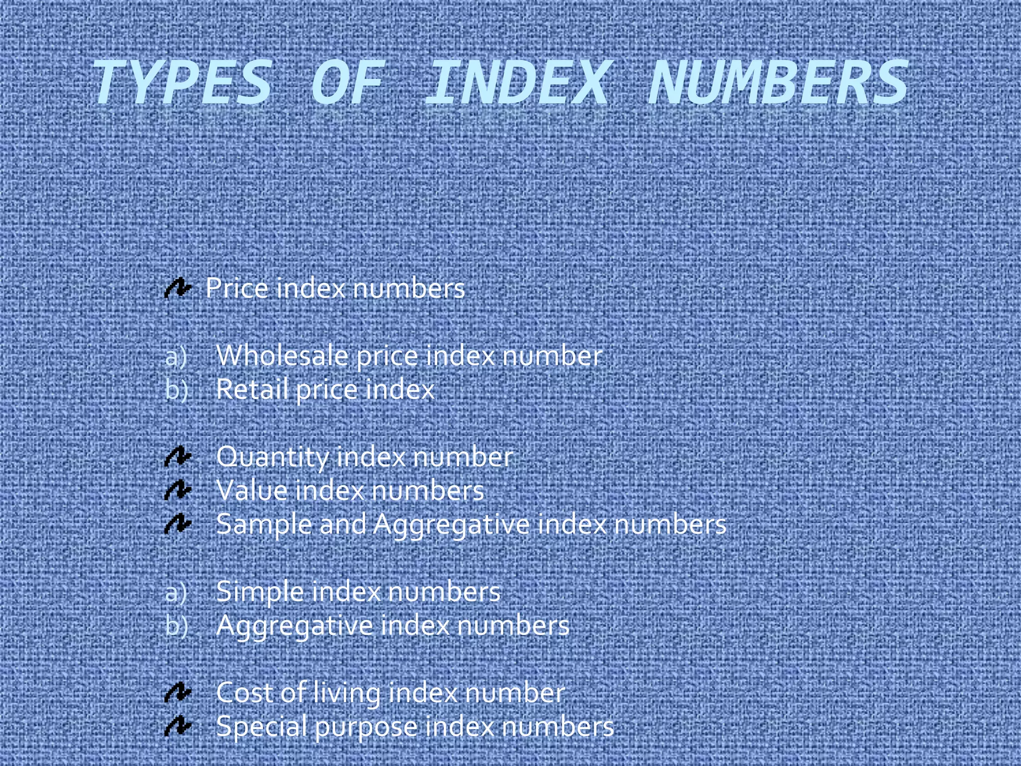 Index numbers | PPT