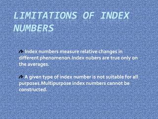 Index numbers | PPT