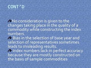 Index numbers | PPT
