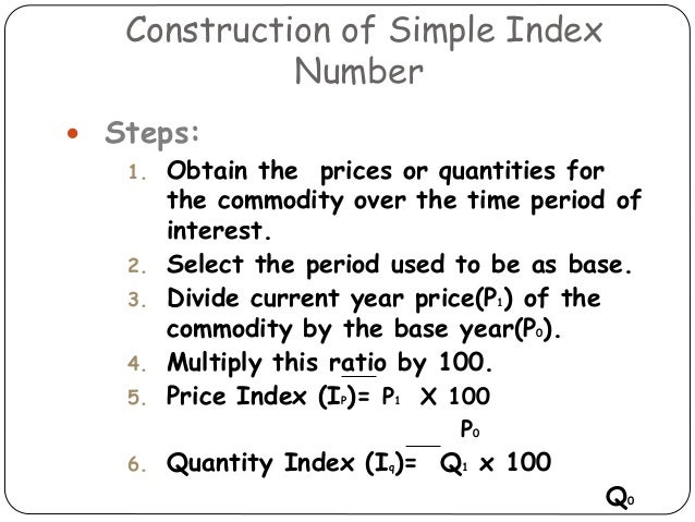 Index number