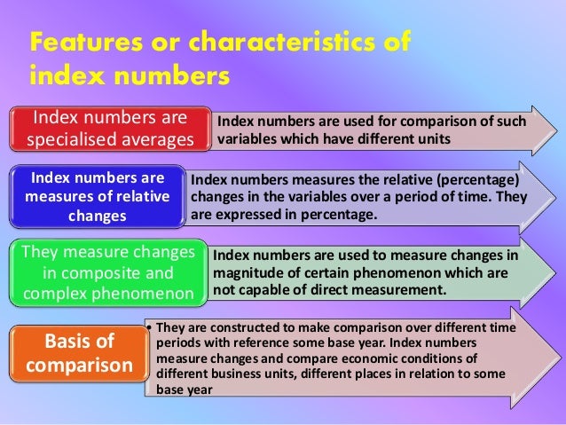 Index numbers