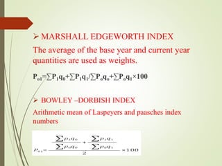 Indexnumbers | PPTX