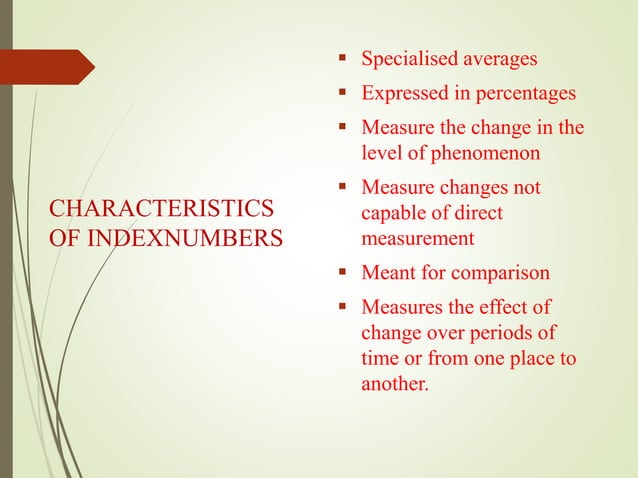 Indexnumbers | PPT