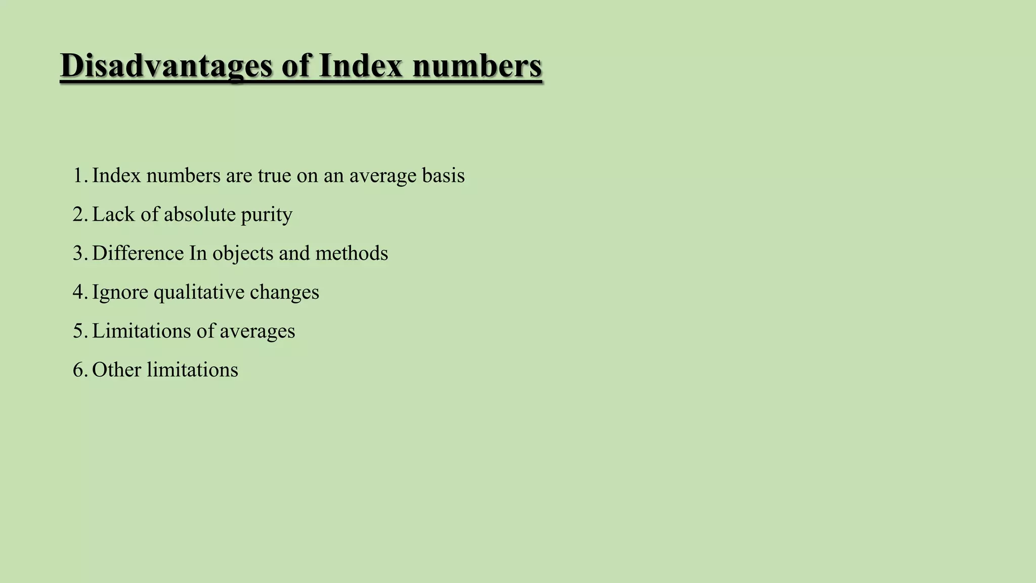 Index numbers | PPTX