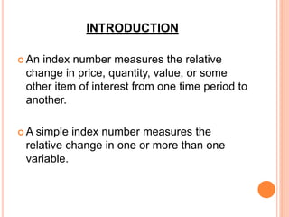 Index Numbers.ppt | Stocks and Bonds | Personal Investing