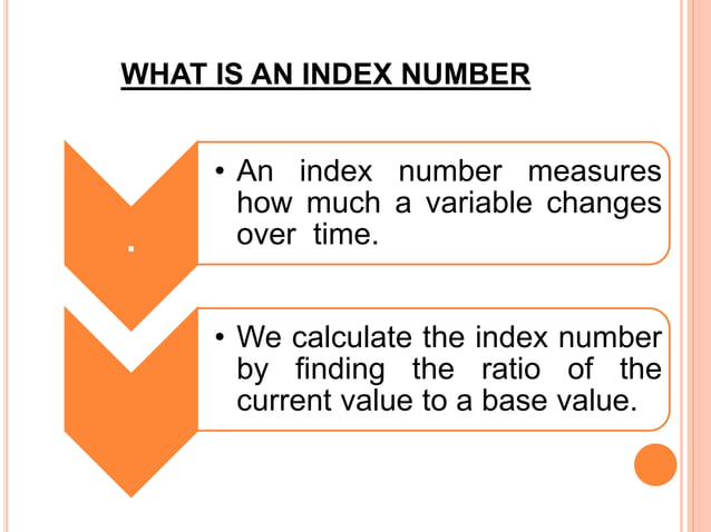 Index Numbers.ppt | Stocks and Bonds | Personal Investing