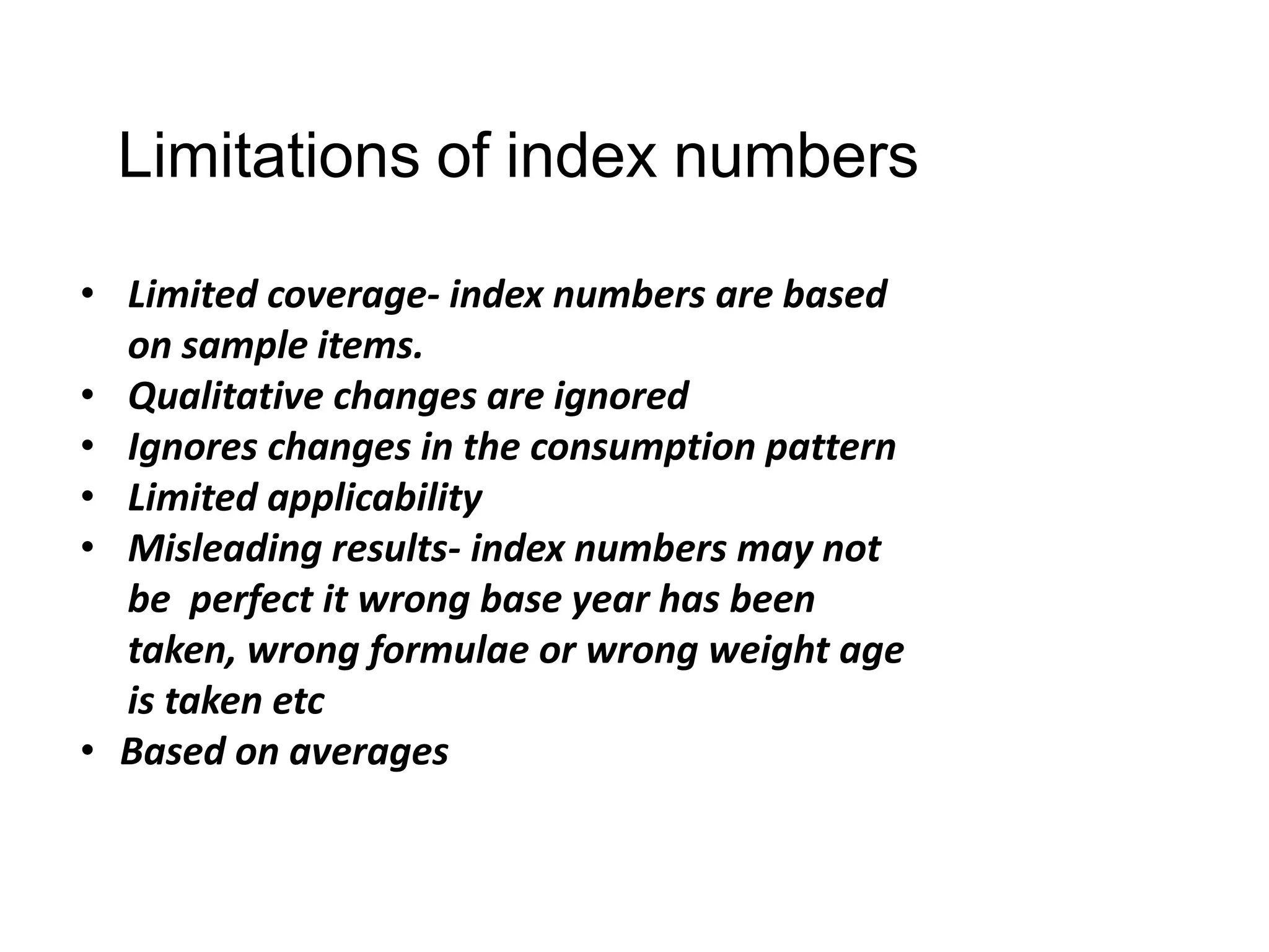 index numbers, which is required for the mba students | PPTX | Stocks ...