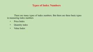 Index numbers: meaning and types | PPT