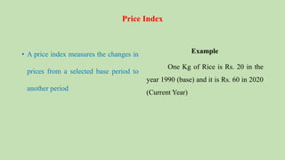 Index numbers: meaning and types | PPT