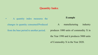 Index numbers: meaning and types | PPT