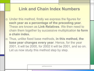Index numbers concepts | PPT