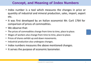 Index NumbersI.ppt.pdf | Commodities | Economy