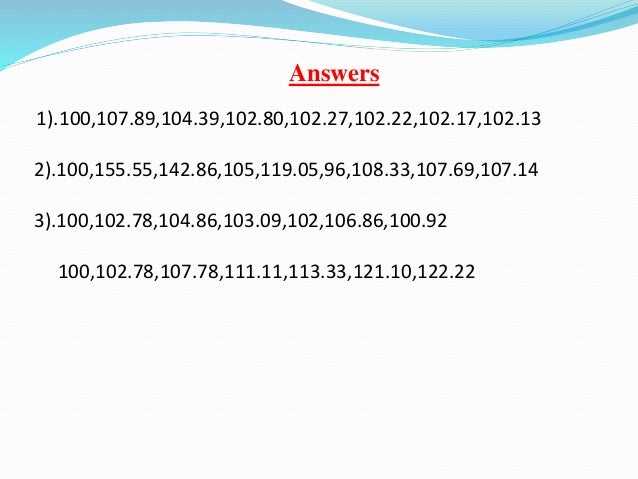 Index numbers(simple index number )(link relatives by chain base method)