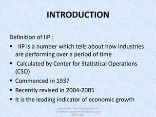 Index of Industrial Production | PPTX
