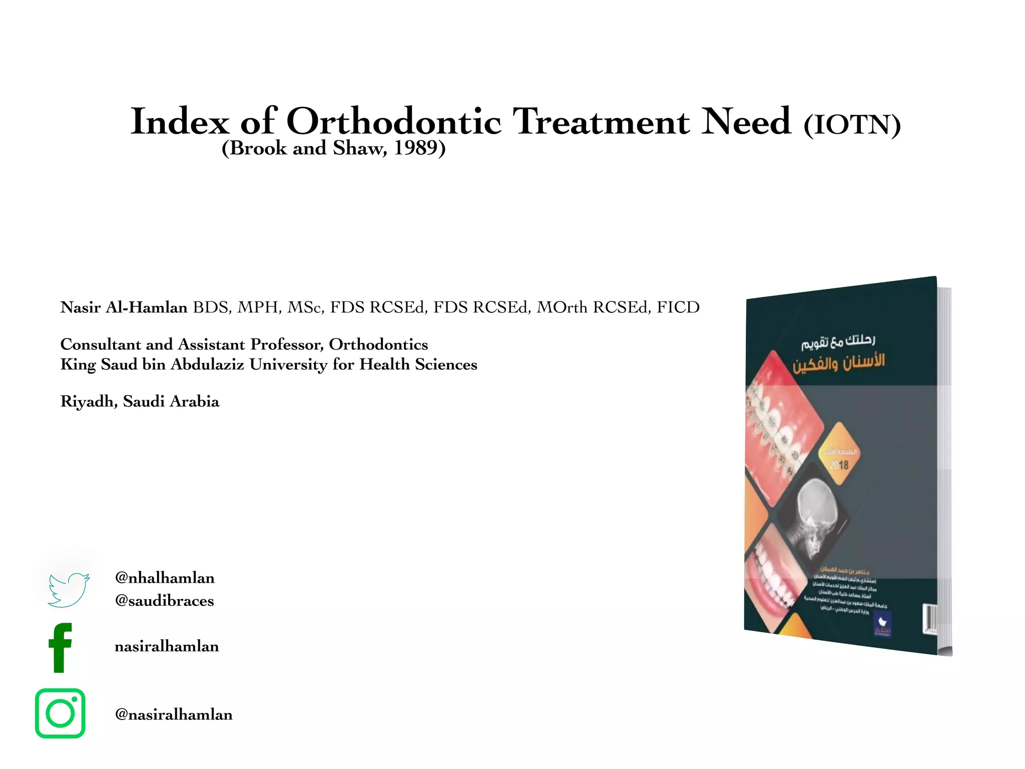 Index of Orthodontic Treatment Need (IOTN) | PDF