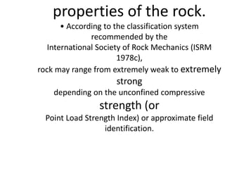 Index properties of rock | PPTX
