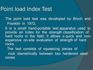 Index properties of rocks | PPTX