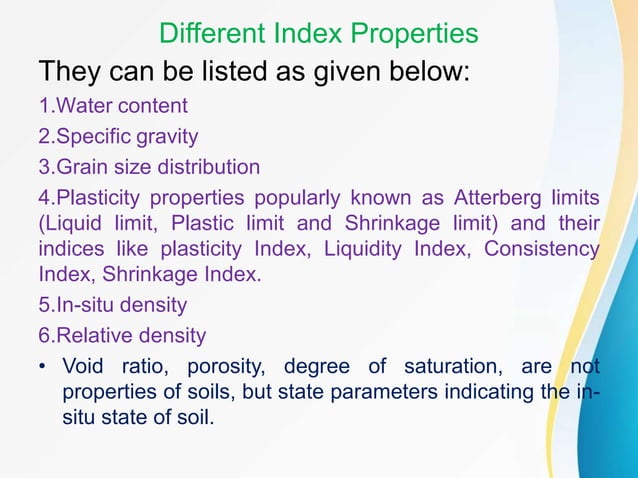 Index Properties of Soil.pdf | Chemistry | Science