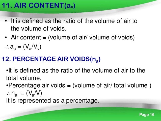 Index property of soil