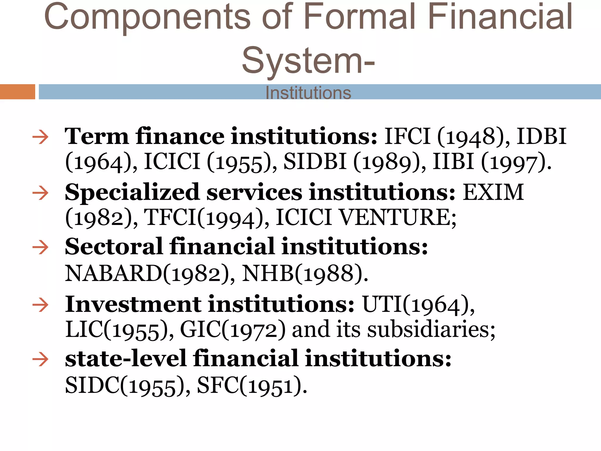 Indian Financial System | PPTX