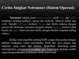 Netrunner Linux | PPT