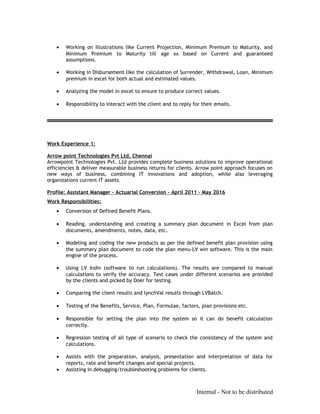 Indhu resume | DOC