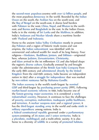 INDIA | PDF