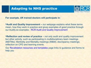 Advice from RCR | PPT