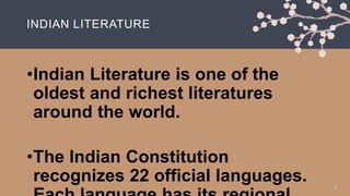 A PowerPoint presentation of Indian Literature.pptx