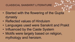 A PowerPoint presentation of Indian Literature.pptx