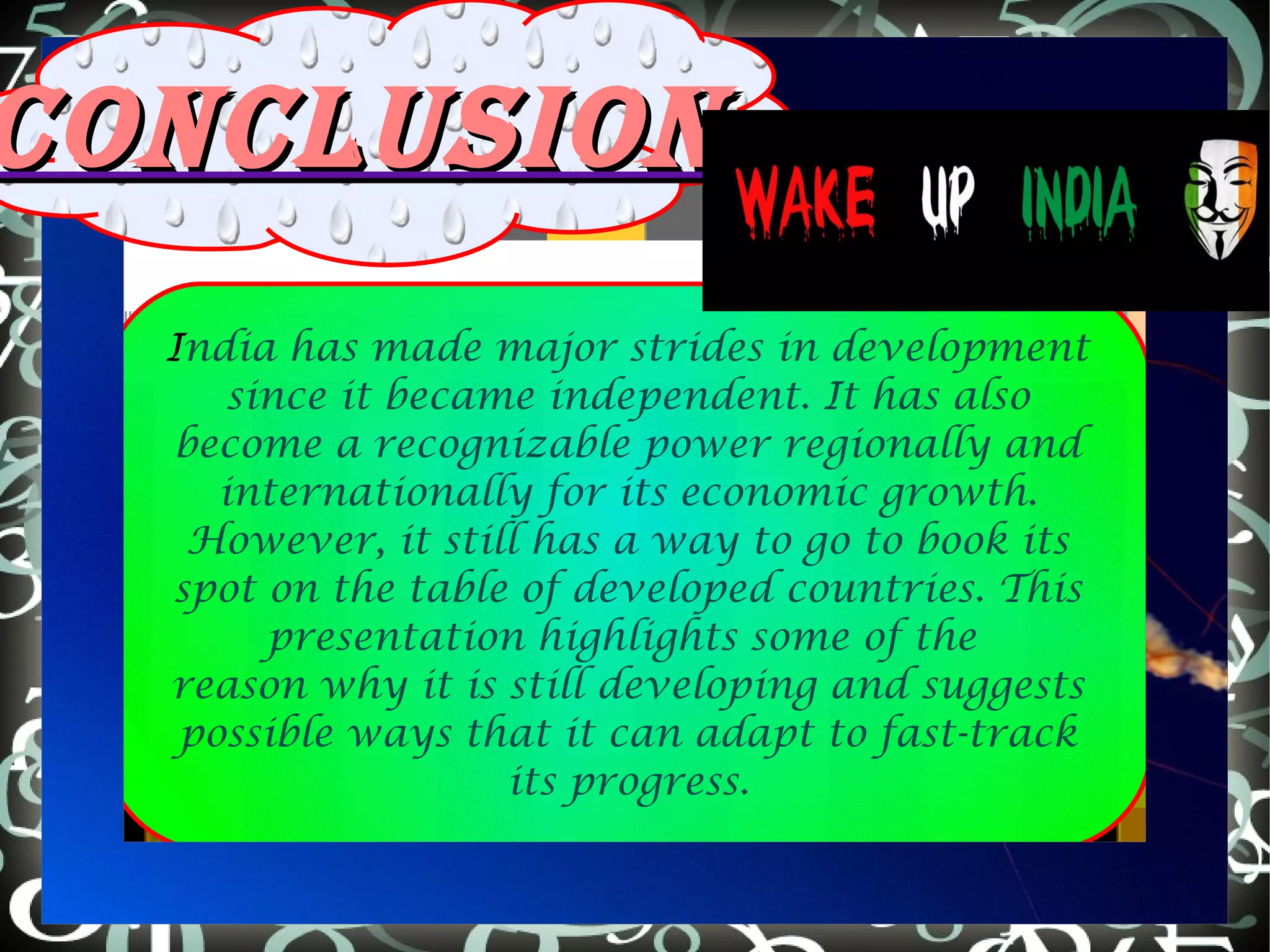India - a developing nation | ODP