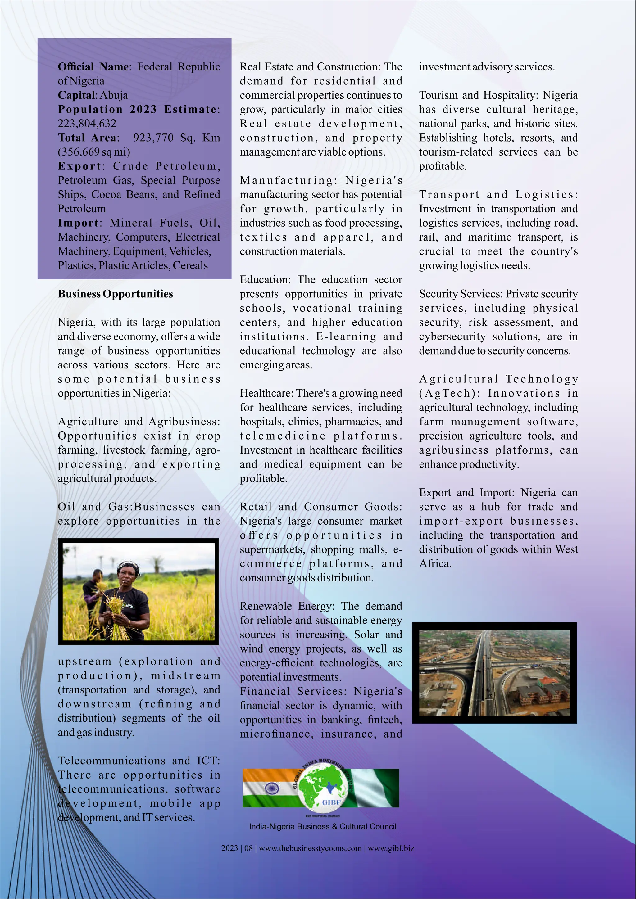 The Business Tycoons (Oct-2023) - India-Africa Business Conclave | PDF