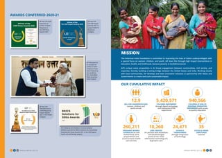 AIF Annual Report 2021-22 | Transforming Lives Through Education, Jobs ...