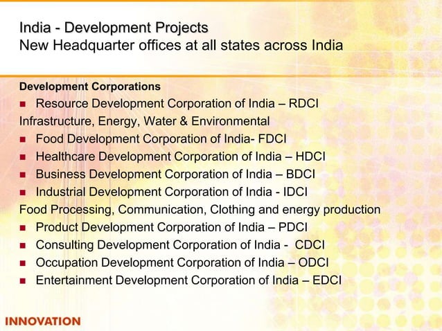 India development projects | PPT