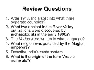 India indian-civilization-history-overview-power point-presentation | PPT