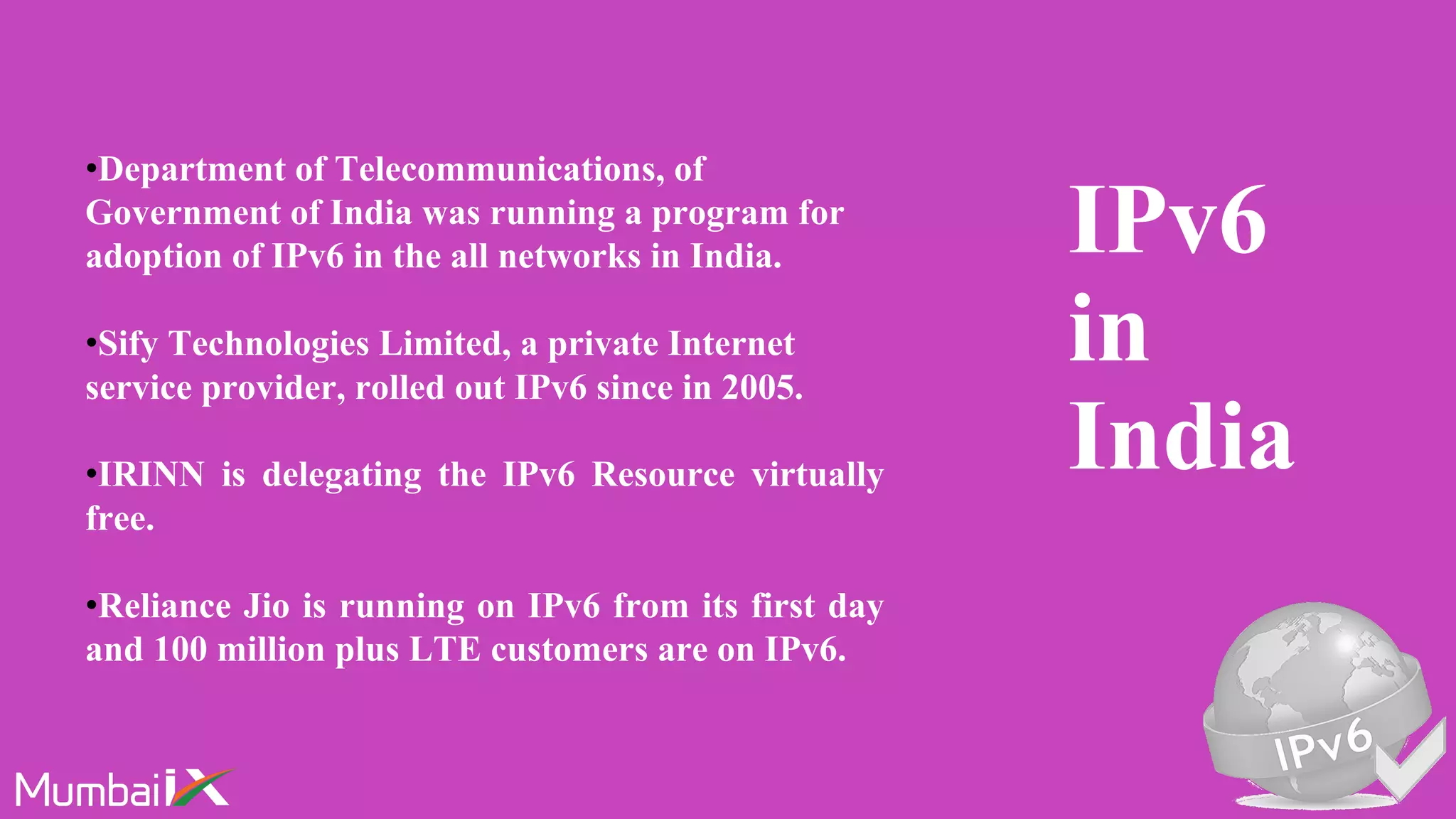 India IPv6 Measurement | PPT