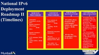 India IPv6 Measurement | PDF