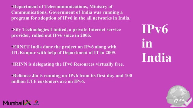 India IPv6 Measurement | PPT