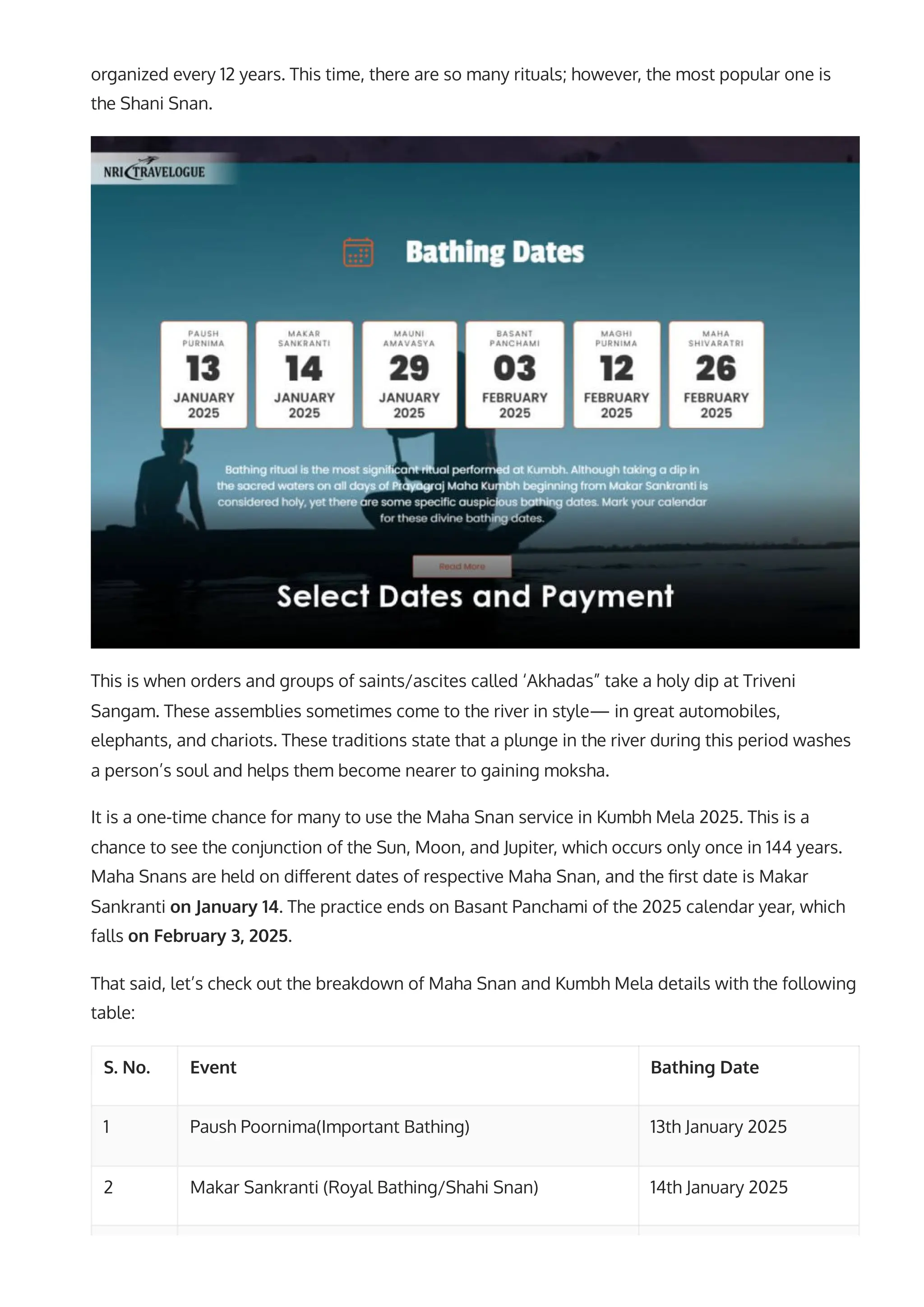 Mahakumbh 2025 Facts and Stats: Know About Prayagraj | PDF